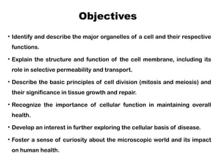 Cell: The Code of Life (Exploring Anatomy and Physiology of Cell) | PPT