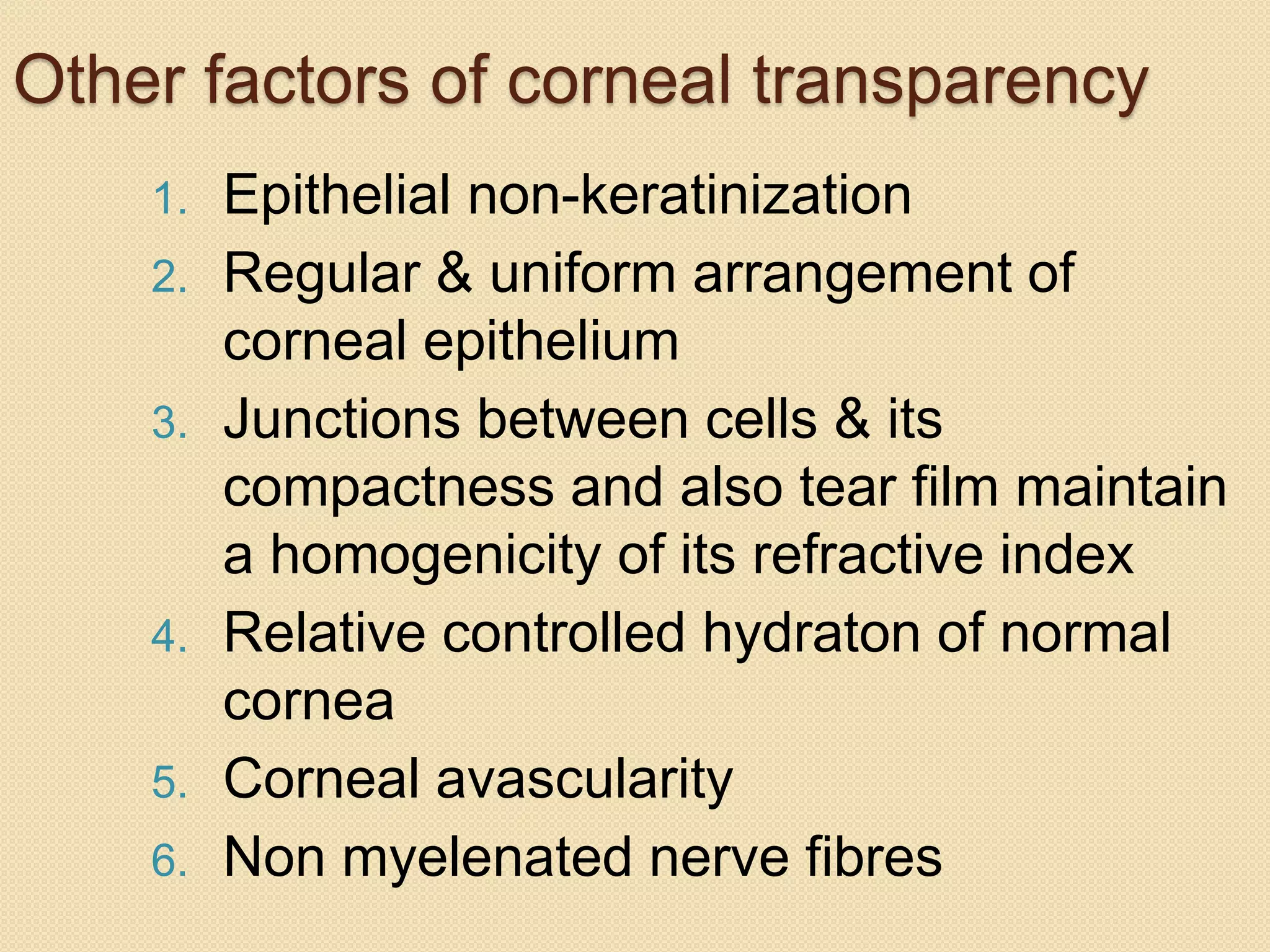 Anatomy and physiology of cornea | PPTX