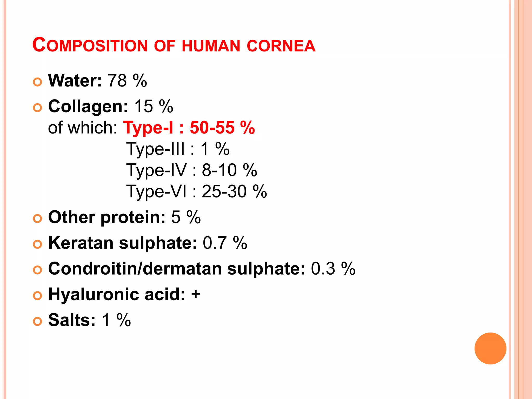 Anatomy and physiology of cornea | PPTX