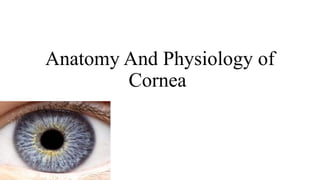 Anatomy and Physiology of Cornea powerpoint.pptx