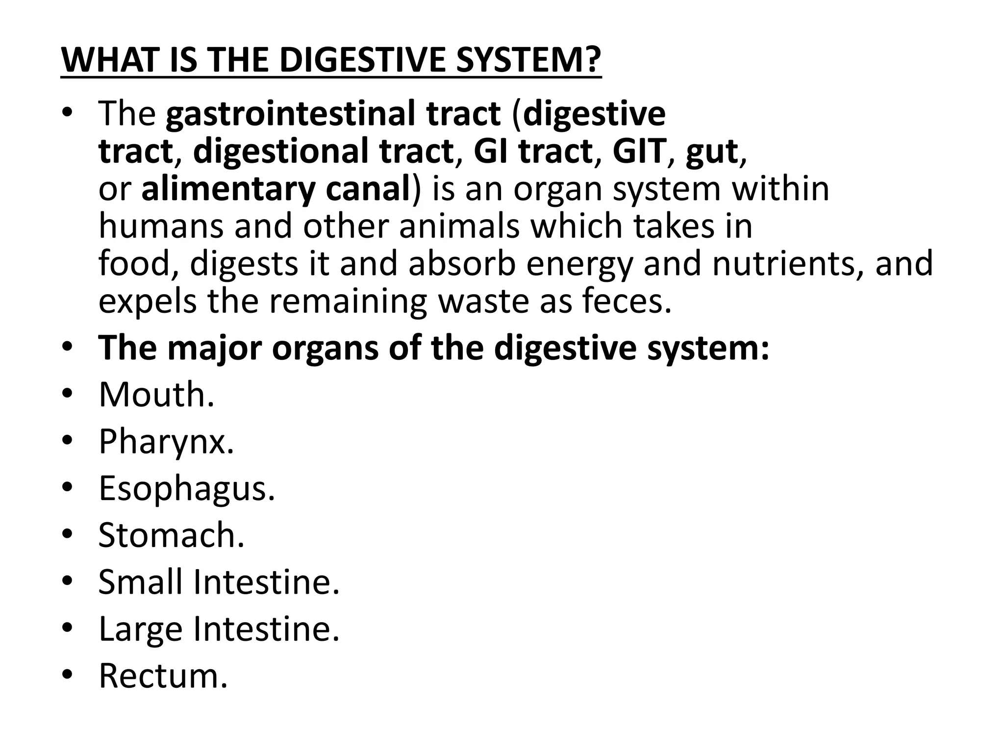 Anatomy and physiology of the digestive system | PPTX