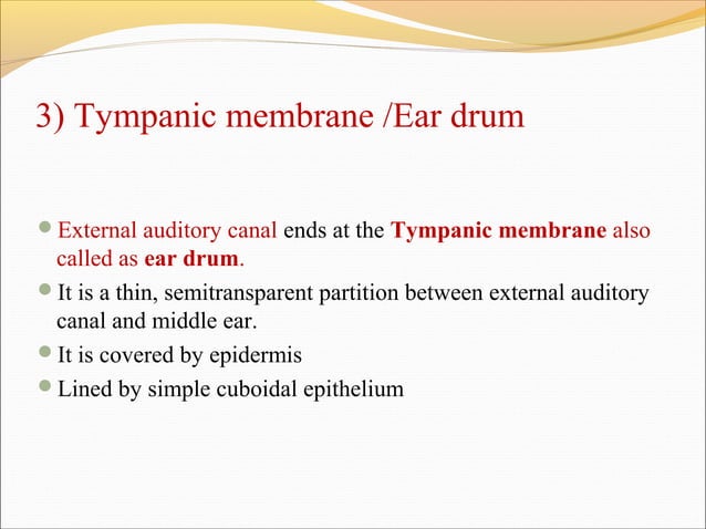Anatomy and physiology of ear | PPT