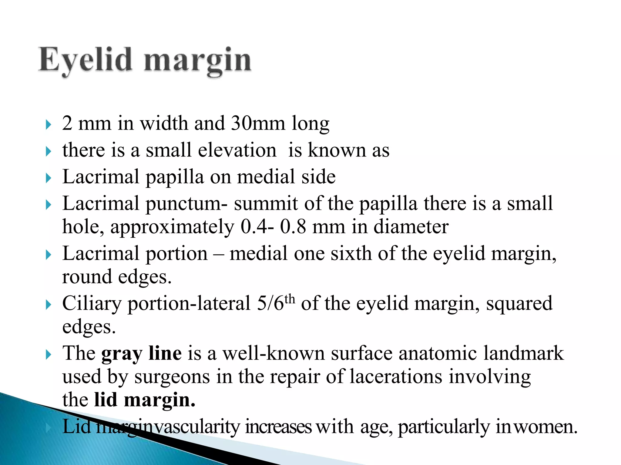 Anatomy and physiology of eyelids | PPTX