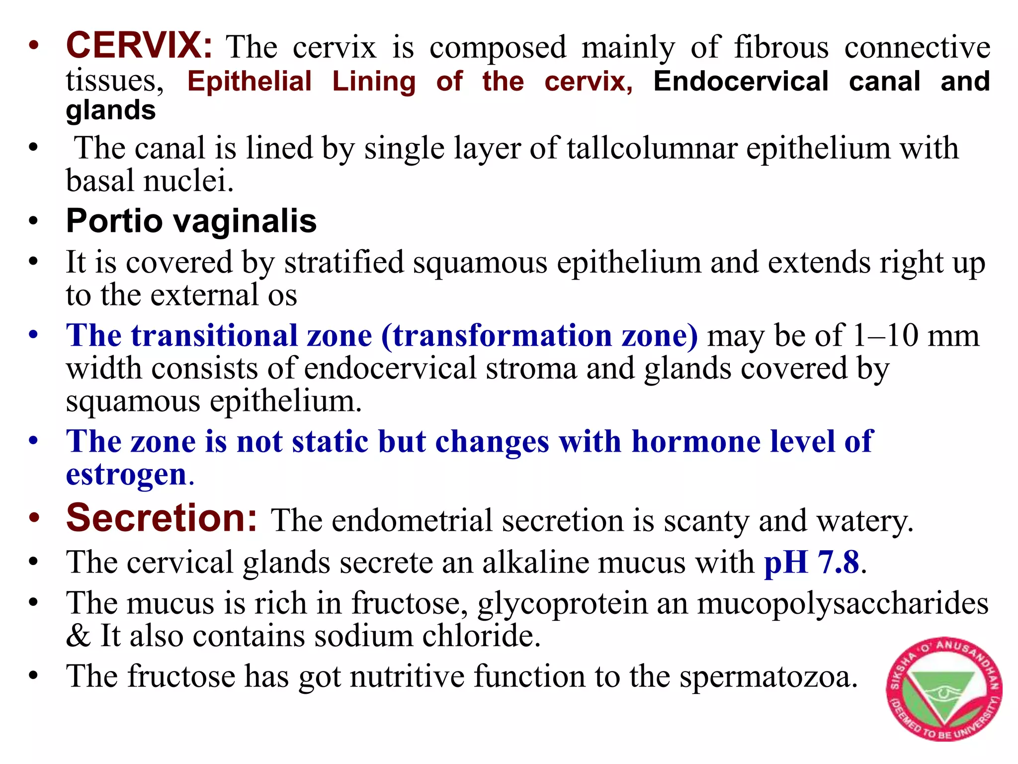 Anatomy and physiology of female reproductive system | PPTX