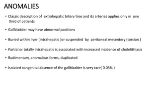 Anatomy and physiology of gall bladder | PPTX