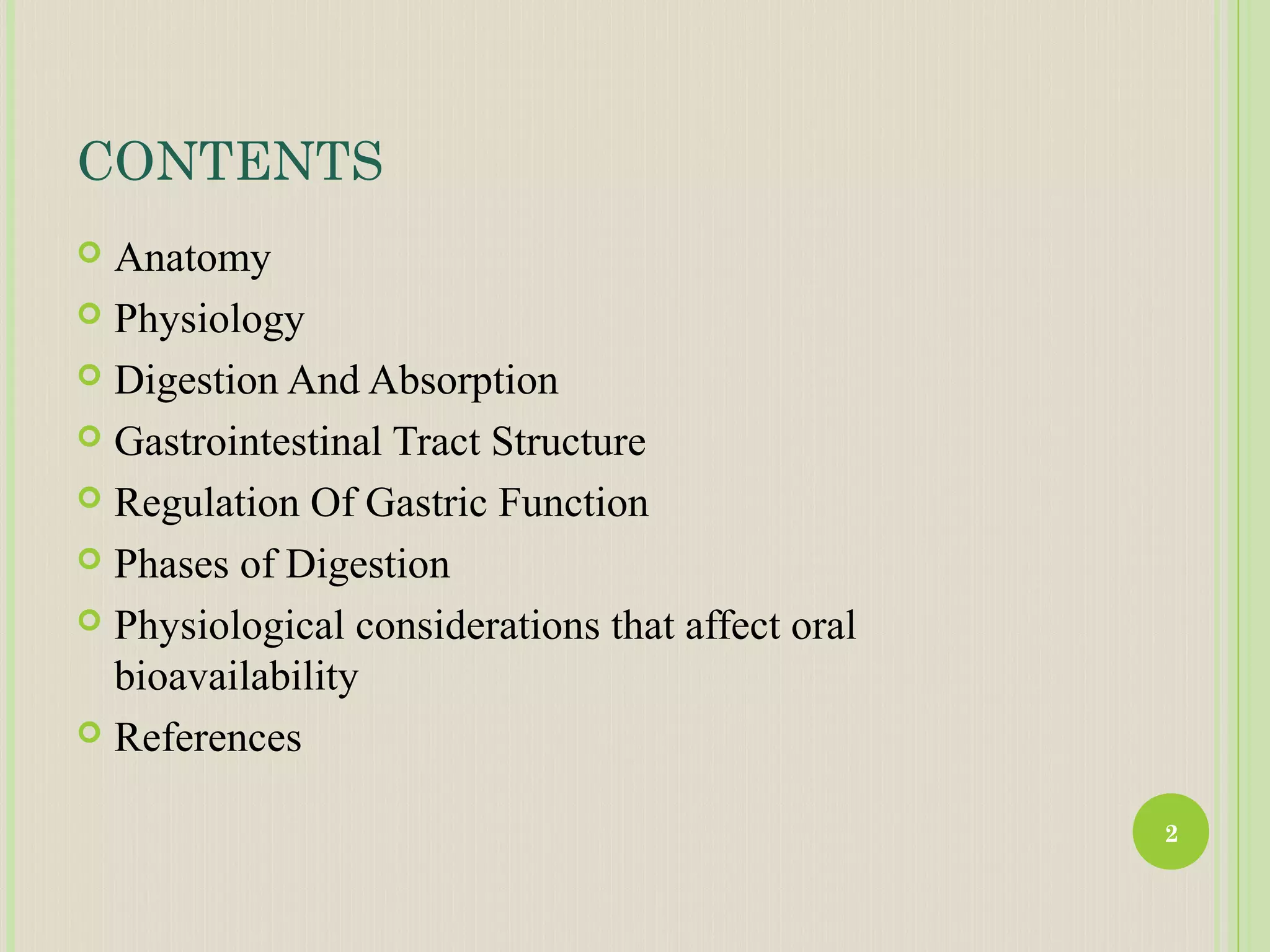 Anatomy and Physiology of GI Tract | PPT