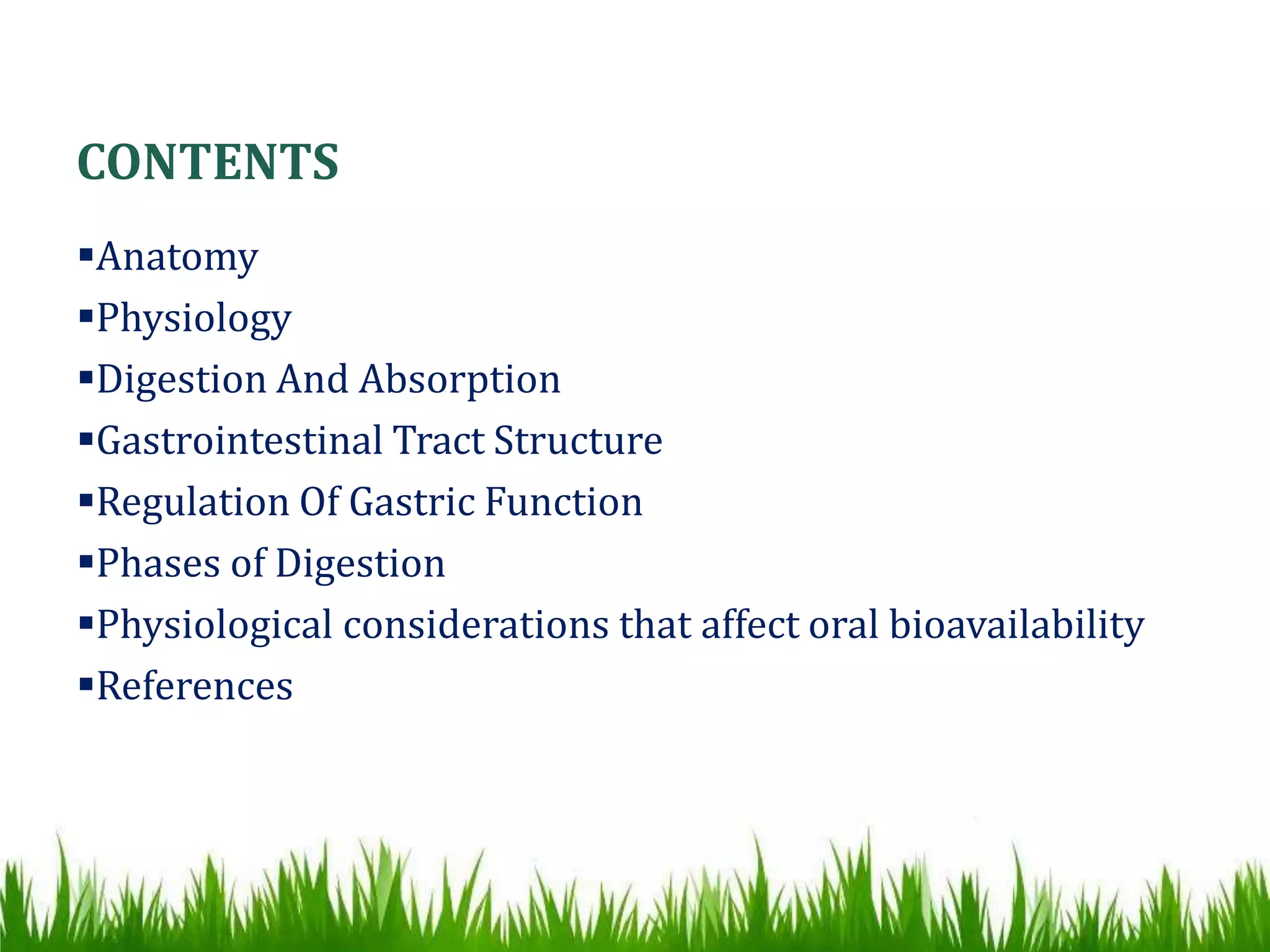 Anatomy and physiology of git | PPTX
