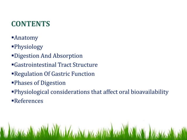 Anatomy and physiology of git | PPTX