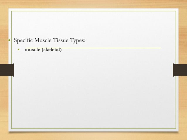 Anatomy and physiology of human tissues.pptx | Biological Sciences ...