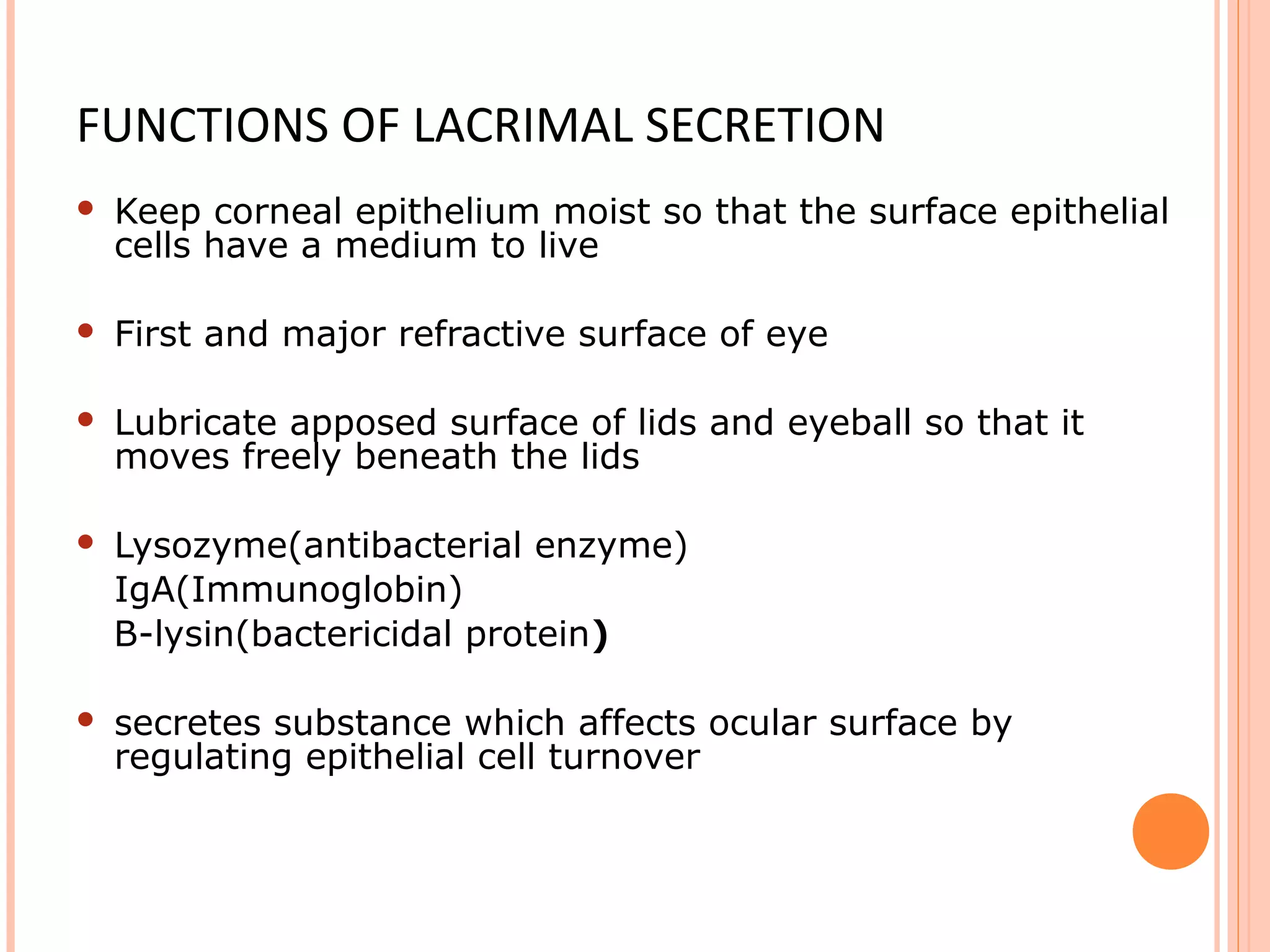 Anatomy and physiology of lacrimal system | PPT