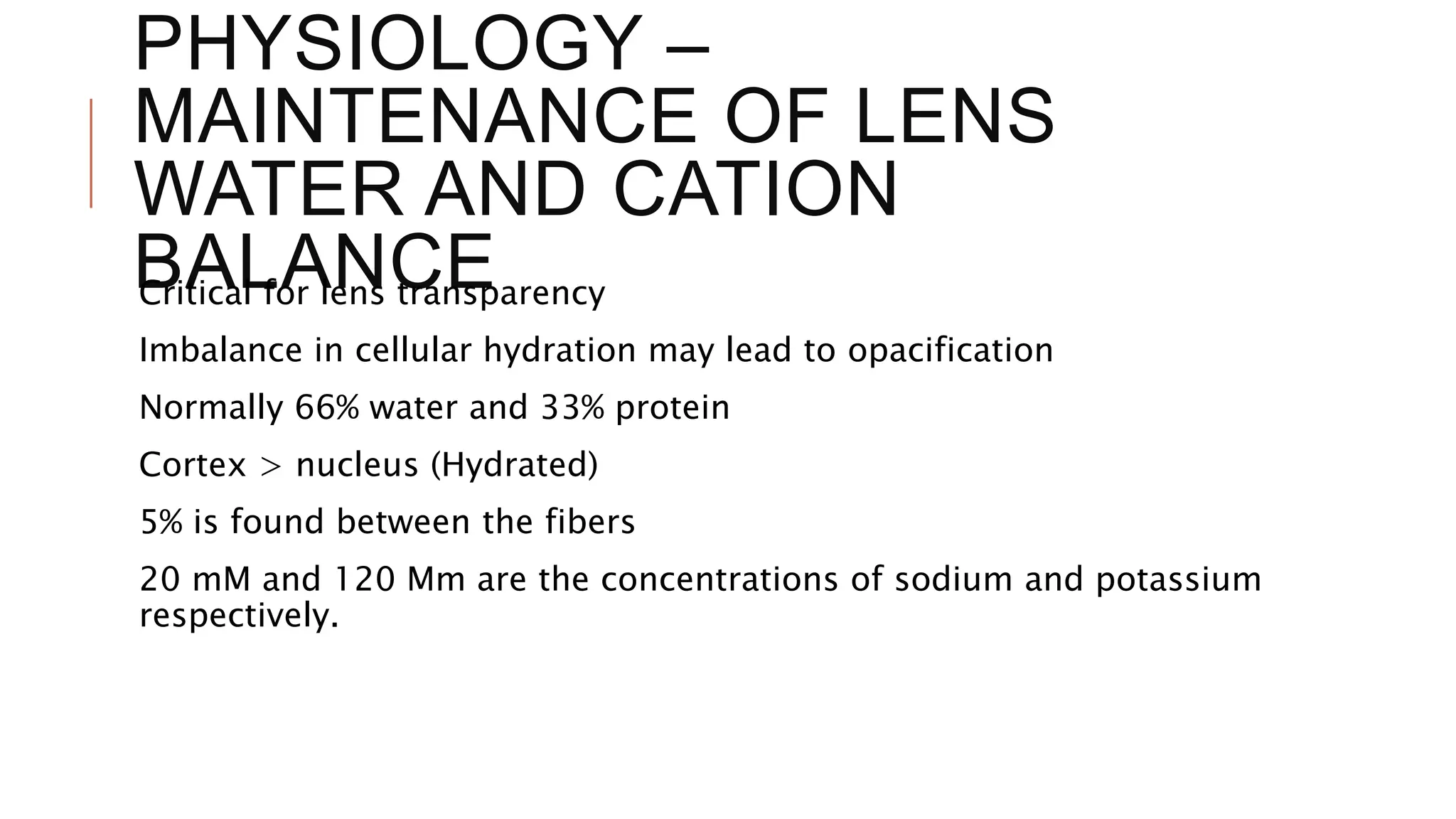 Anatomy and physiology of lens | PPTX