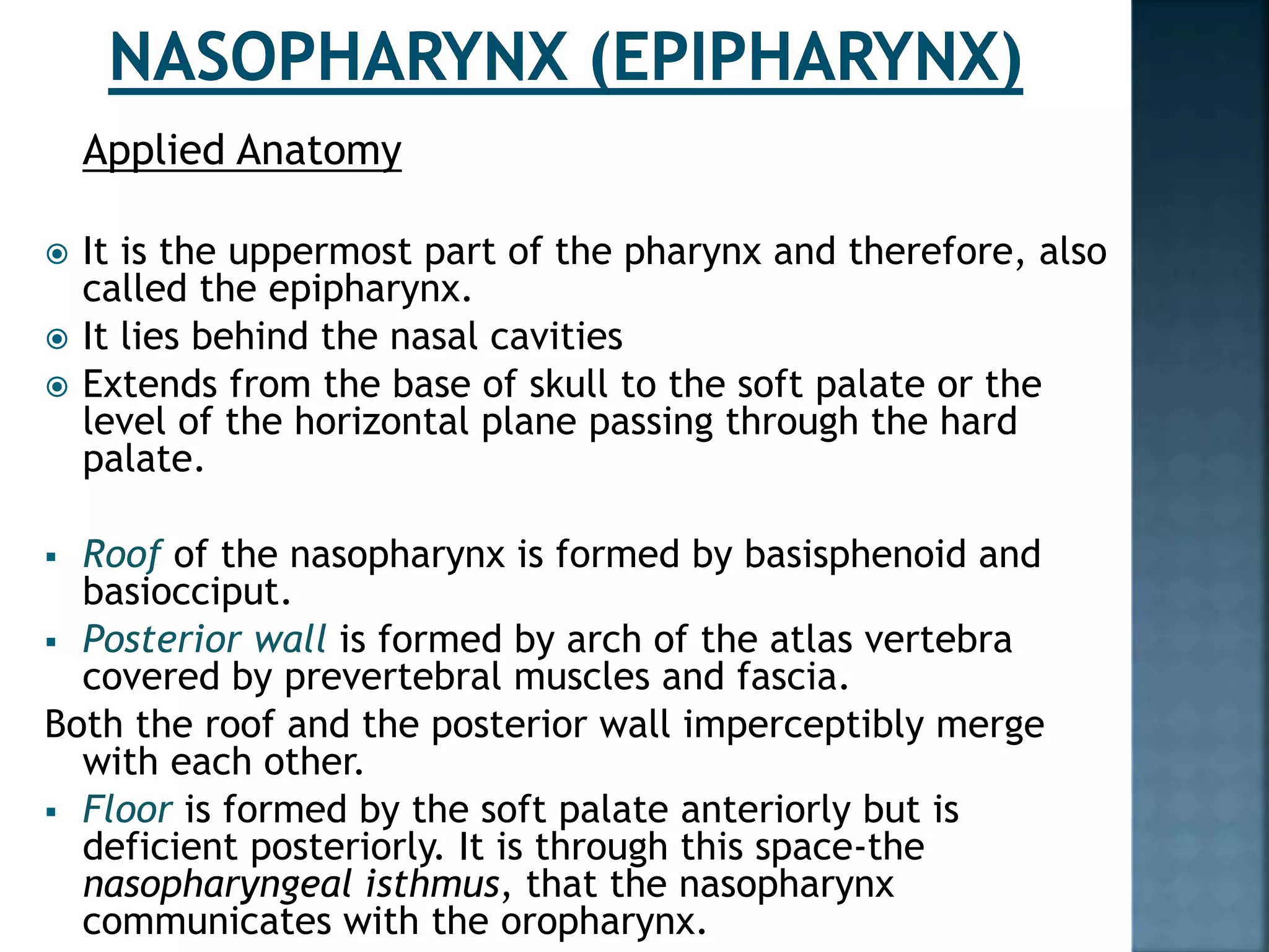 Anatomy and physiology of pharynx | PPTX
