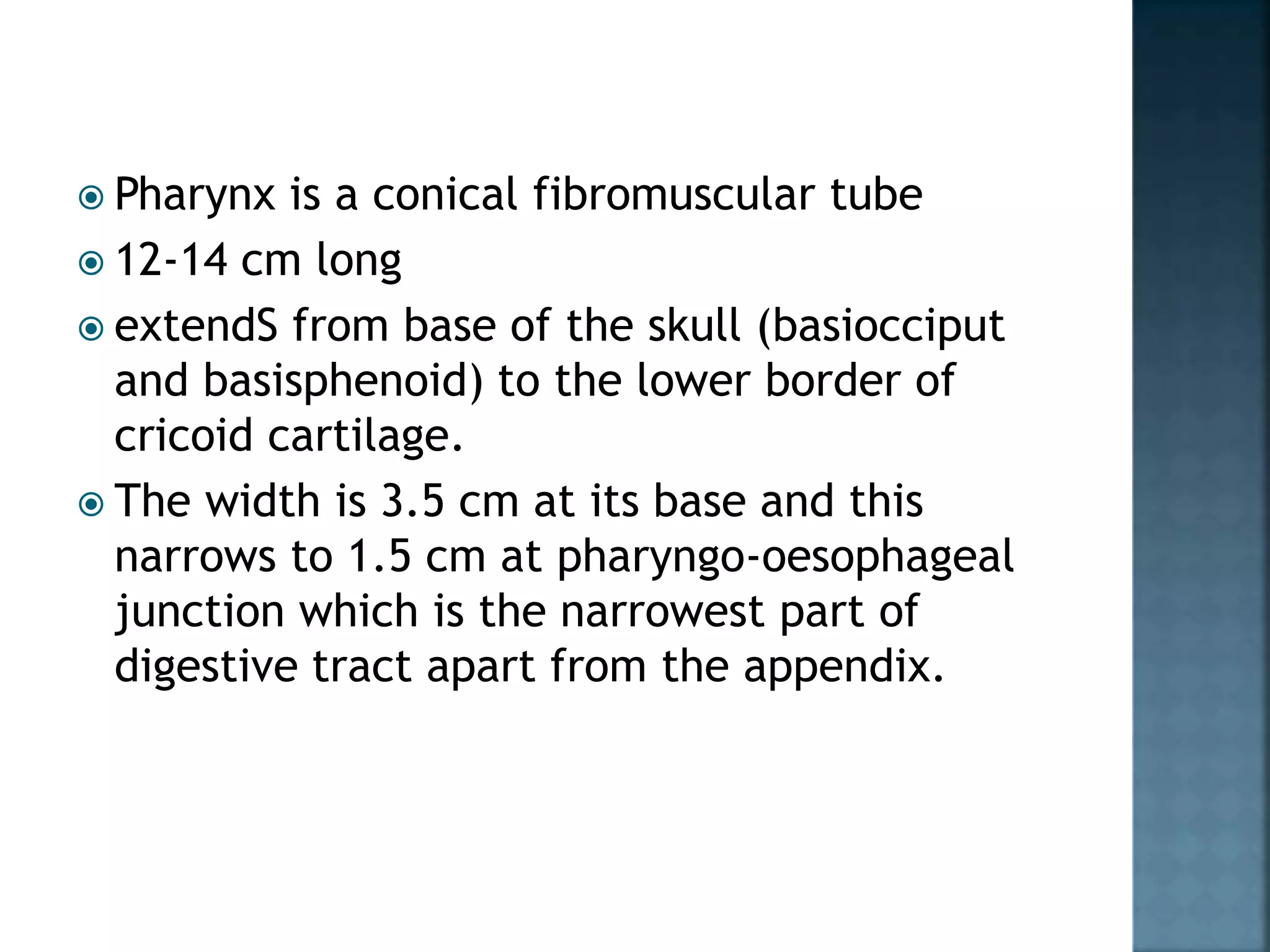 Anatomy and physiology of pharynx | PPTX