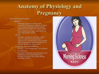 Anatomy and Physiology of Pregnancy for bsc | PPT