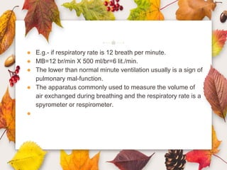 Anatomy and physiology of respiratory system | PPTX