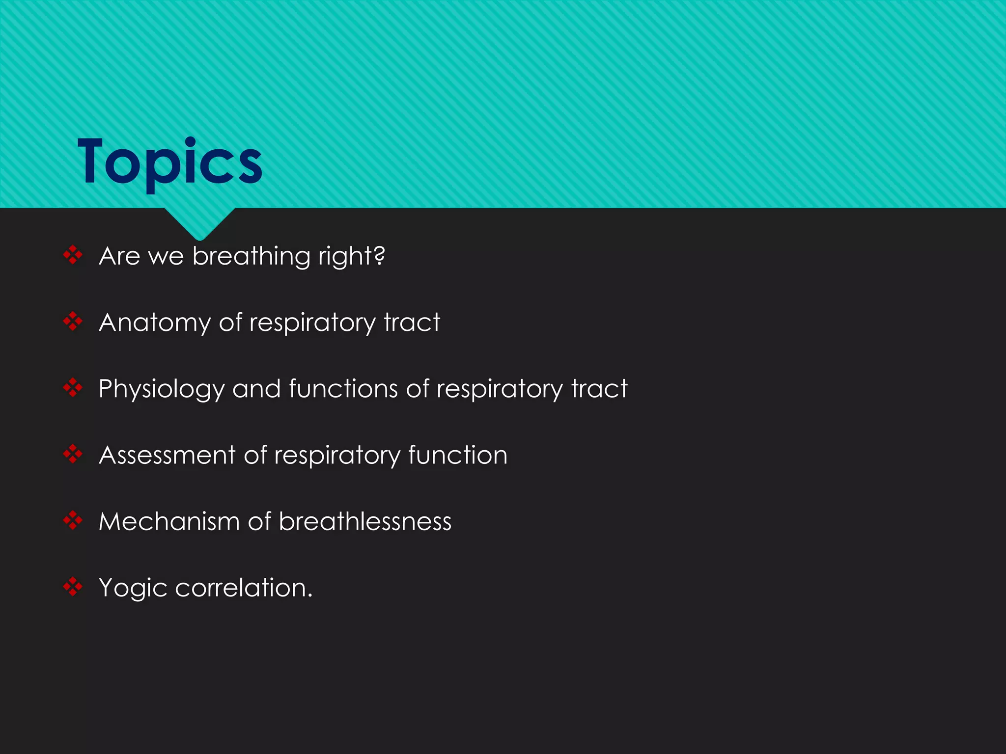 Anatomy and physiology of respiratory system | PPT