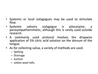 Anatomy and physiology of salivary gland | PPTX