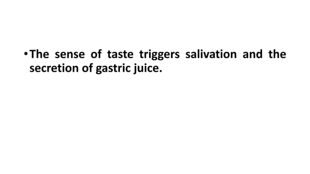 Anatomy and physiology of sense of taste | PPTX