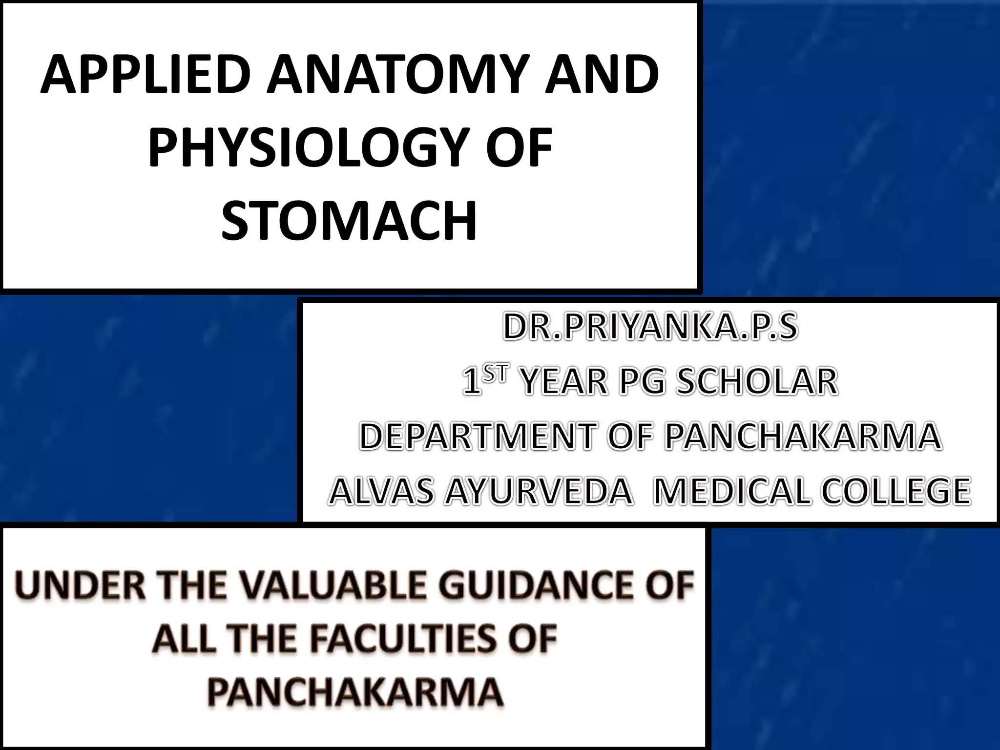 Anatomy and physiology of stomach and its interpretations | PPTX
