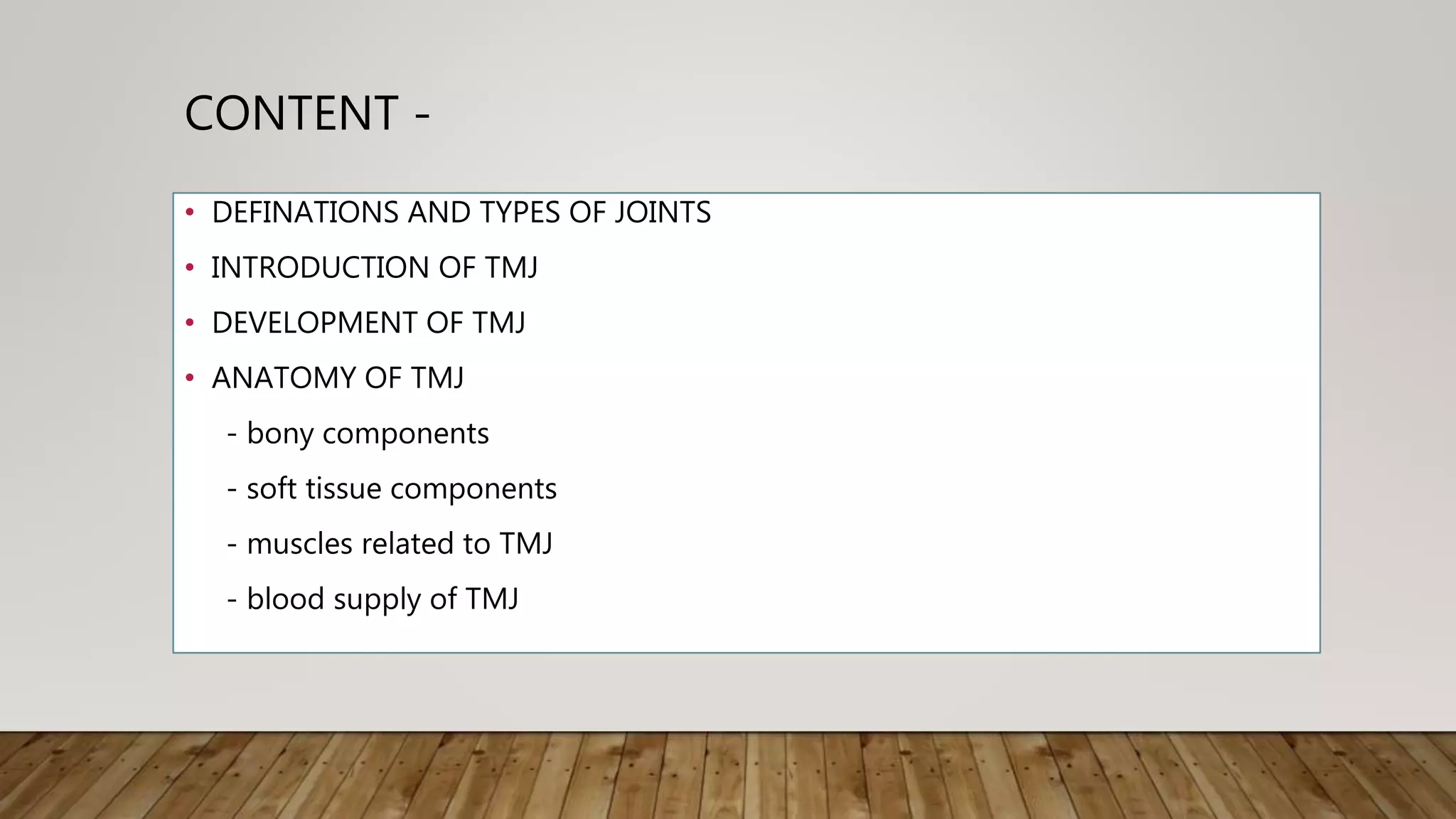 Anatomy and physiology of temporomandibular joint | PPTX