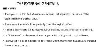 Introduction to anatomy and physiology of the female reproductive ...