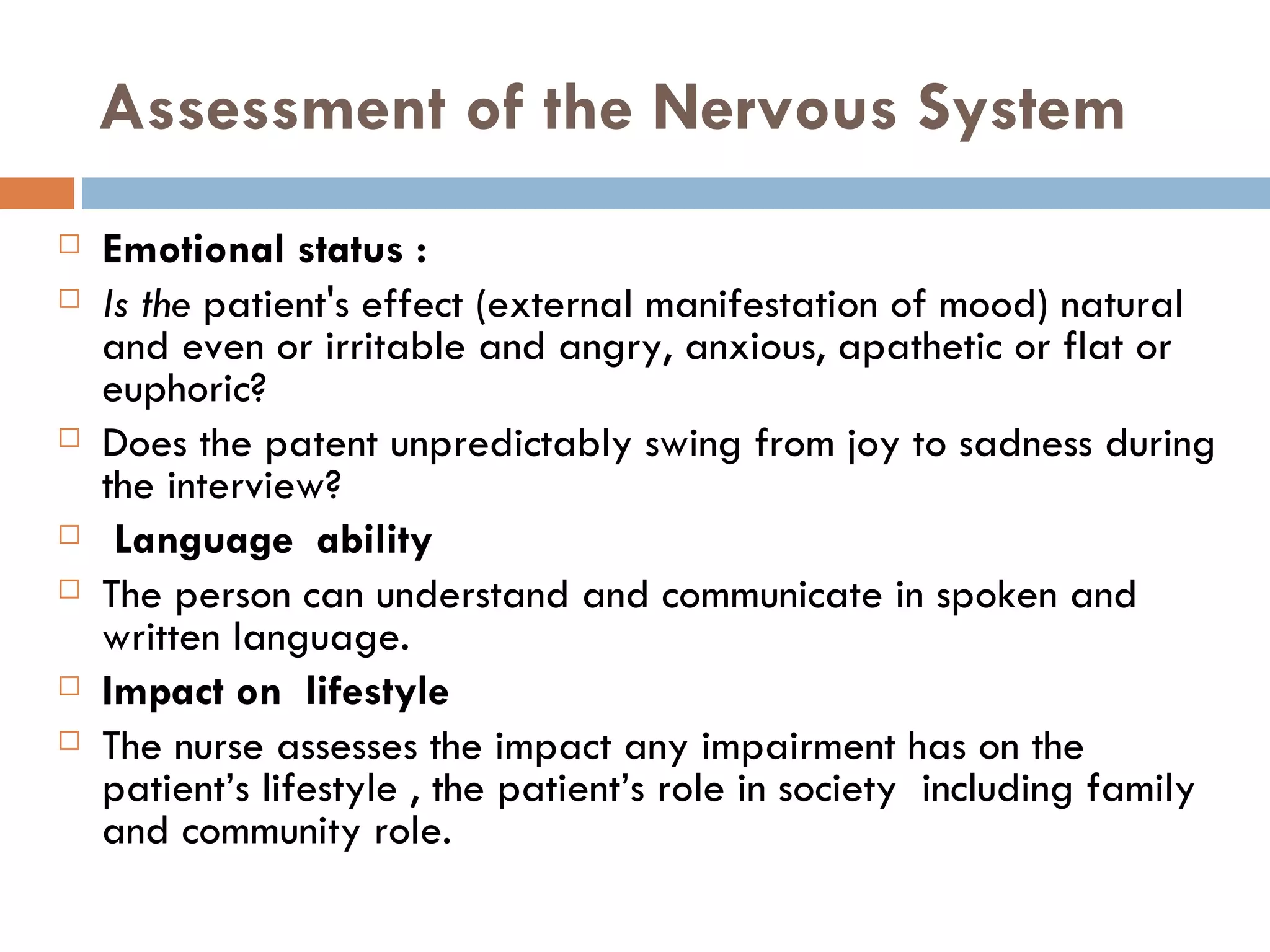 Anatomy and physiology of the nervous system | PPT
