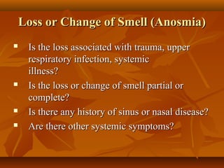 Anatomy and physiology of the nose | PPT