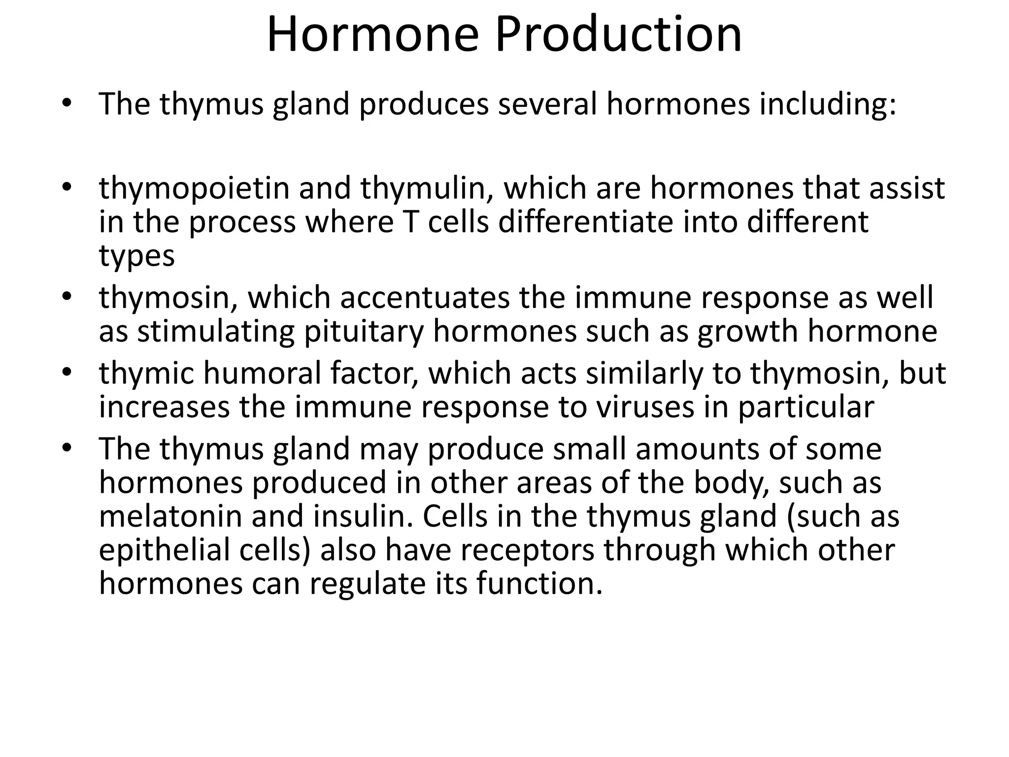 Anatomy and physiology of thymus gland | PPTX