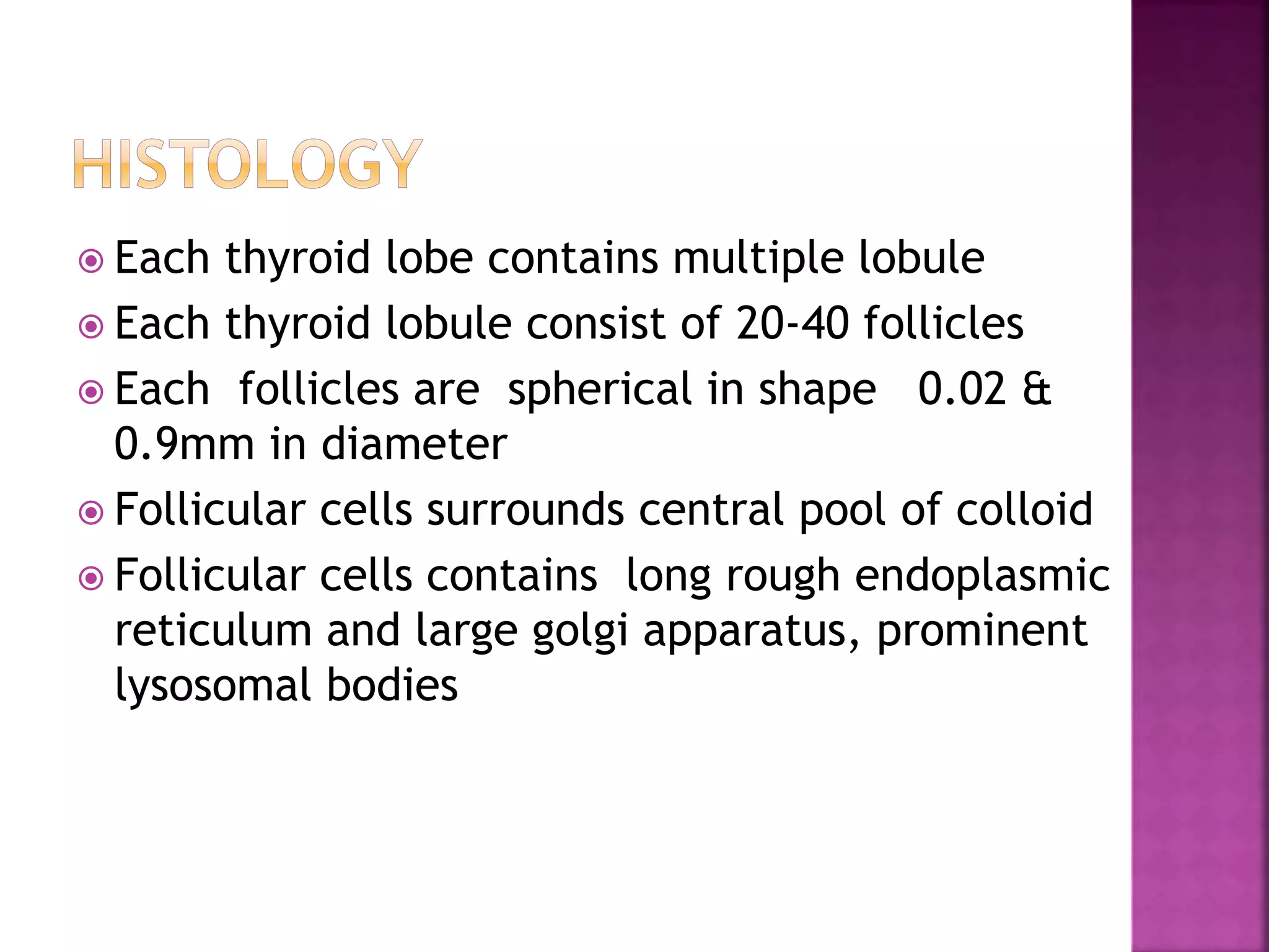 Anatomy and physiology of thyroid gland | PPTX