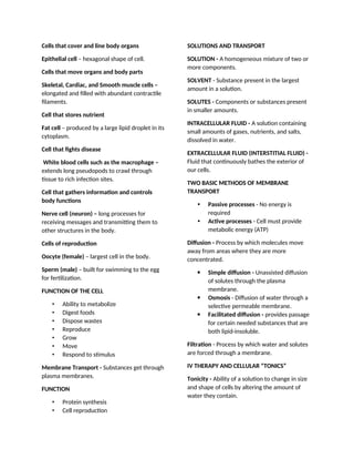 POINTERS FOR ANATOMY AND PHYSIOLOGY PRELIMS.docx