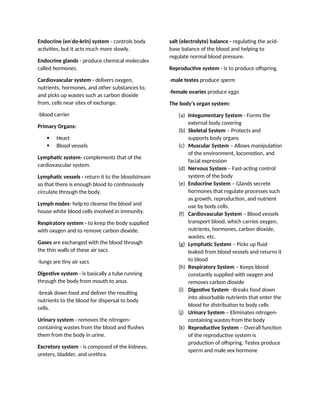 POINTERS FOR ANATOMY AND PHYSIOLOGY PRELIMS.docx