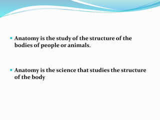 ANATOMY AND PHYSIOLOGY UNIT- 1 INTRODUCTION new.pptx