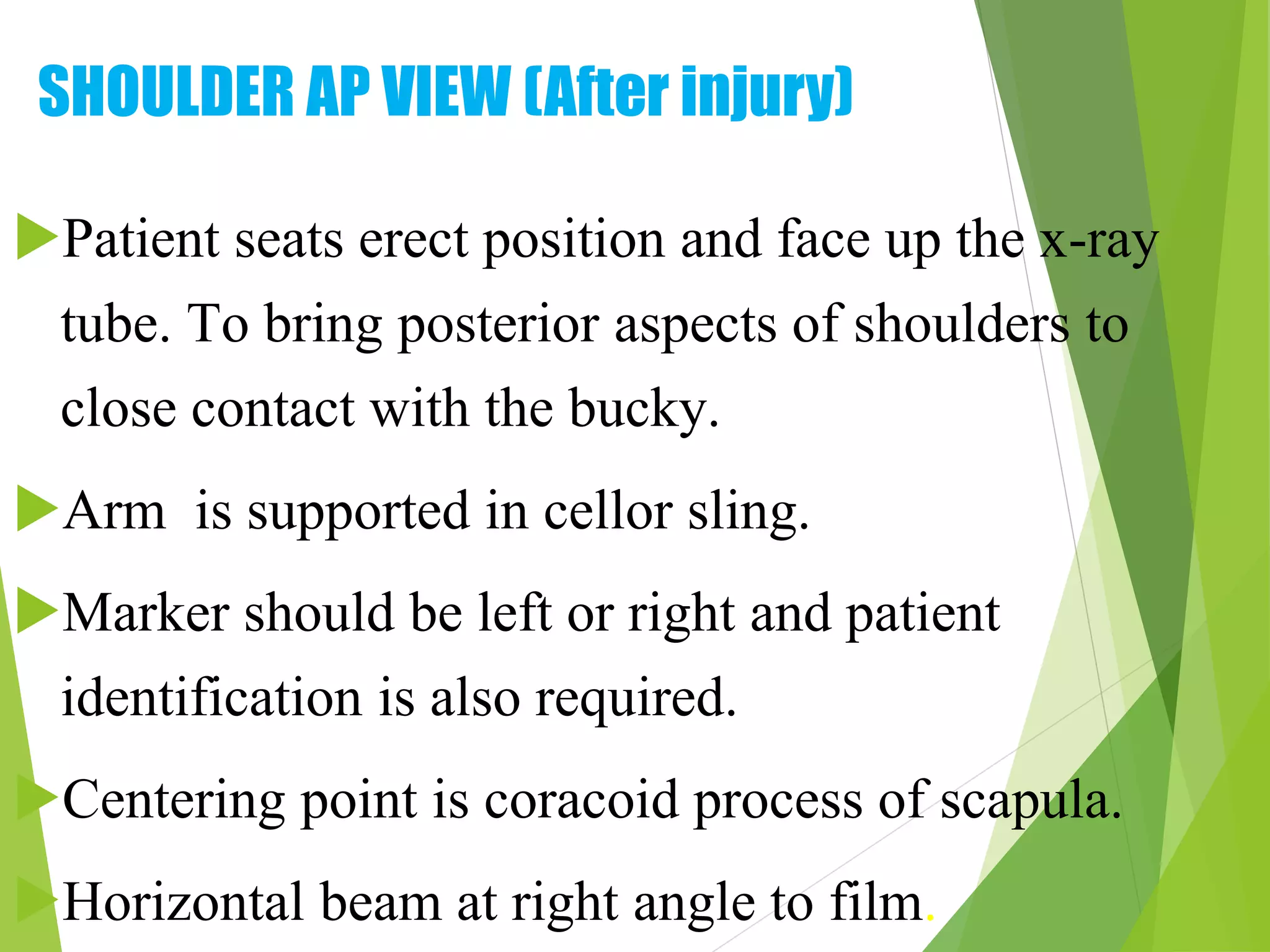 Anatomy and Radiography of shoulder and arm | PPTX
