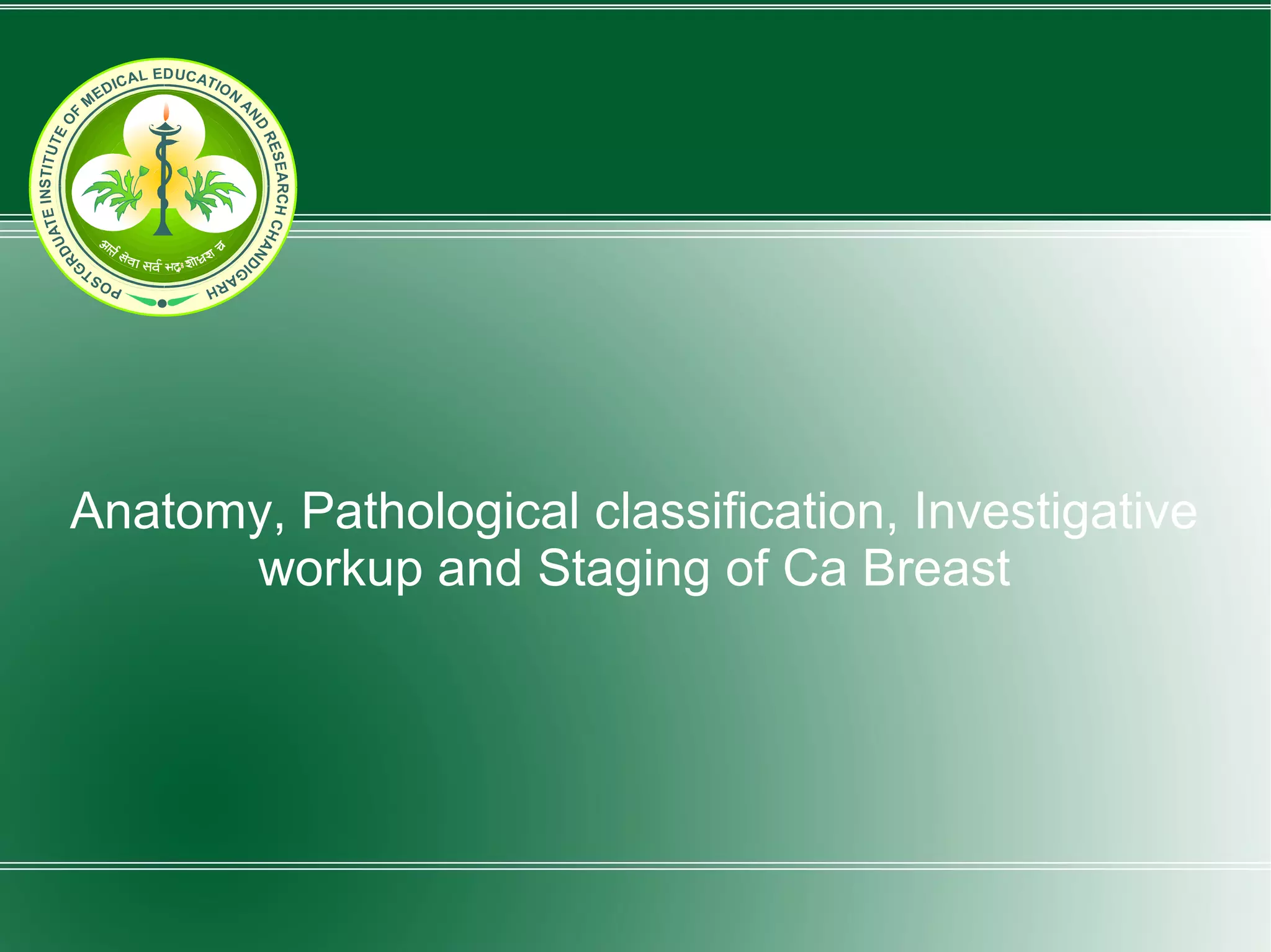 Anatomy and staging breast cancer | PPT