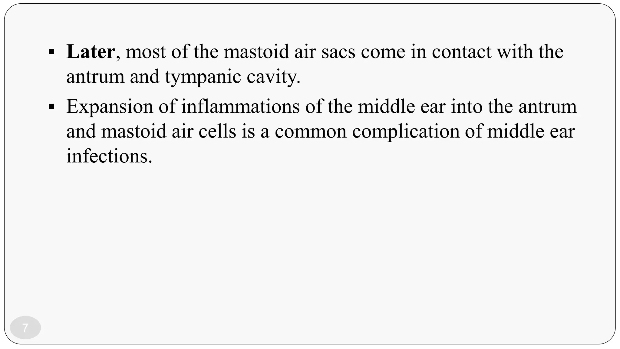 Anatomy and ultrastructure of middle ear | PPTX