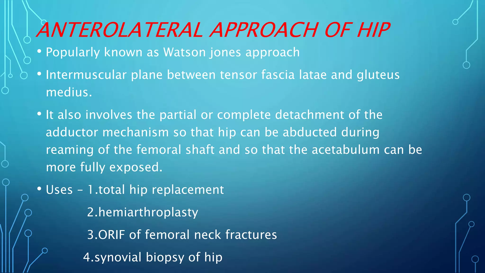 Anatomy,Biomechanics & surgical approaches of proximal femur | PPTX