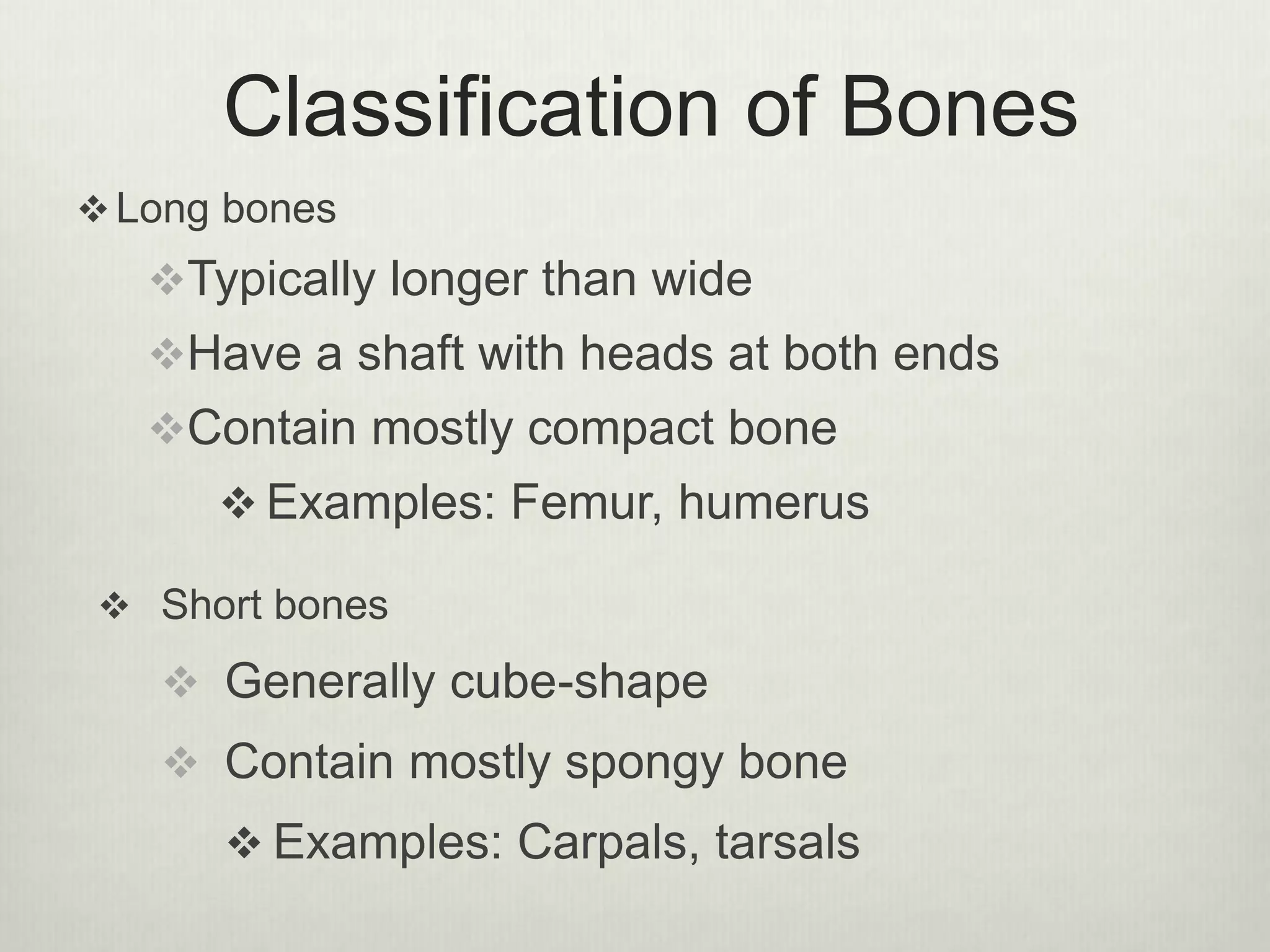 Anatomy, bones & joints | PPTX