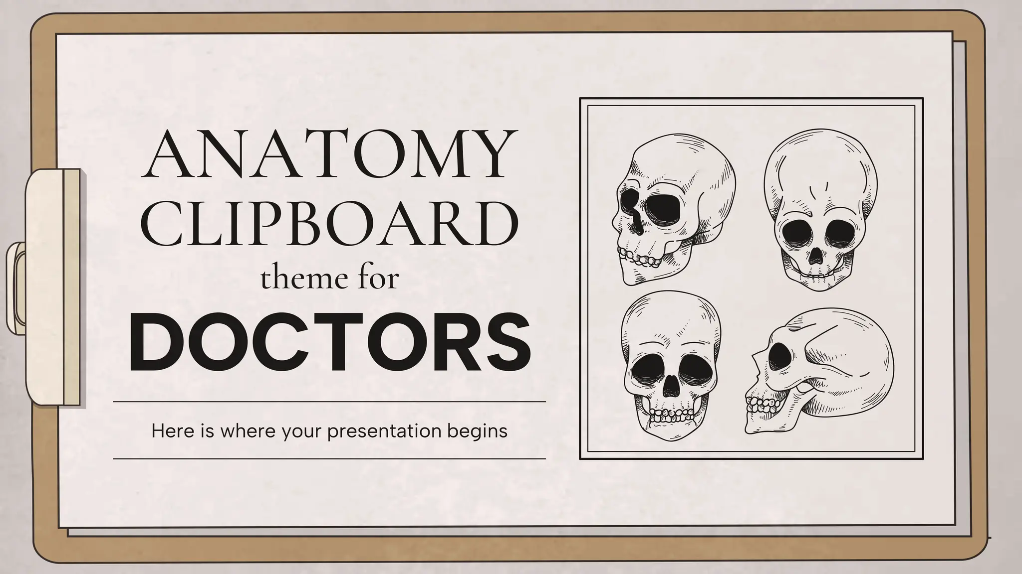 Anatomy Clipboard Theme for Doctors by Slidesgo.pptx