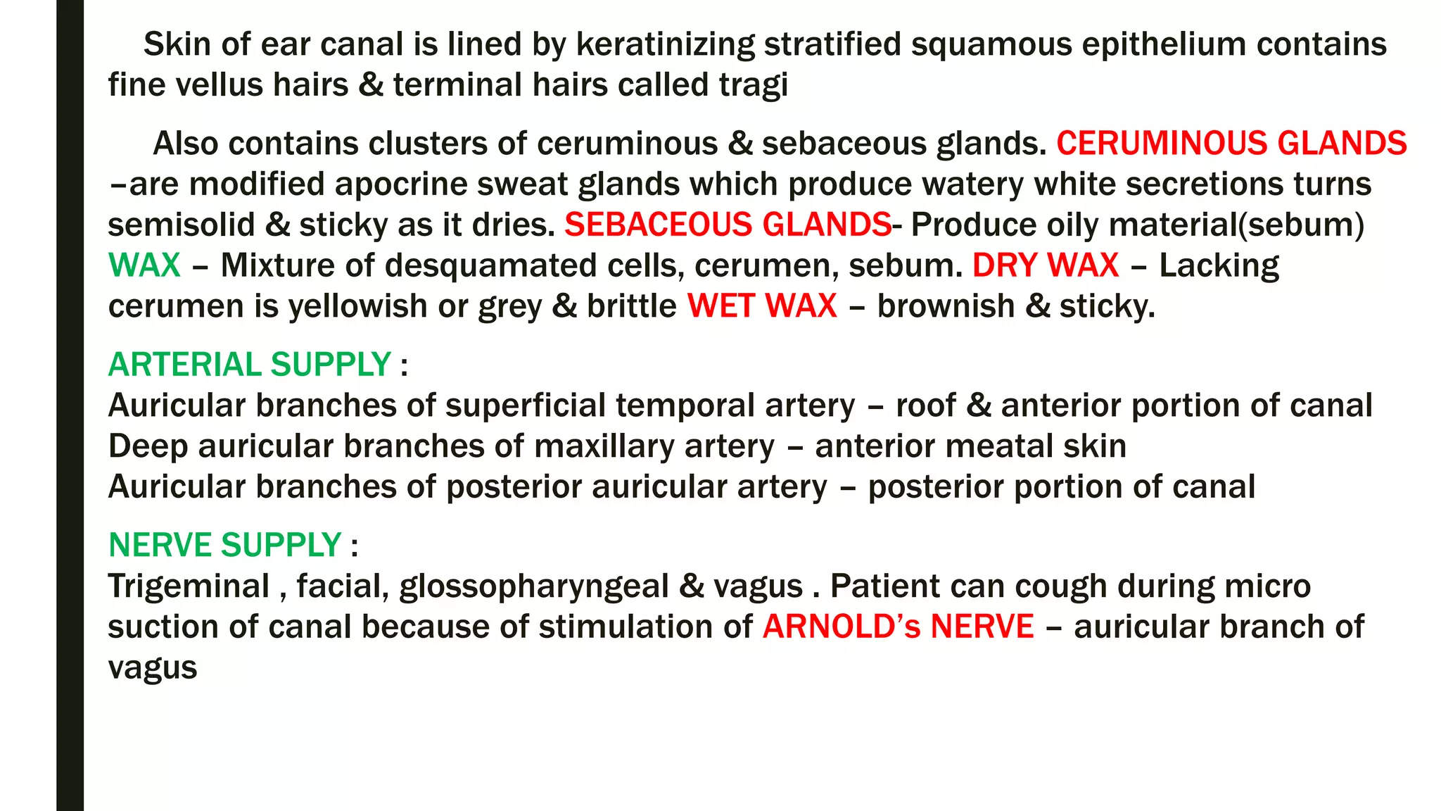 Anatomy & embryology of external & middle ear | PPTX