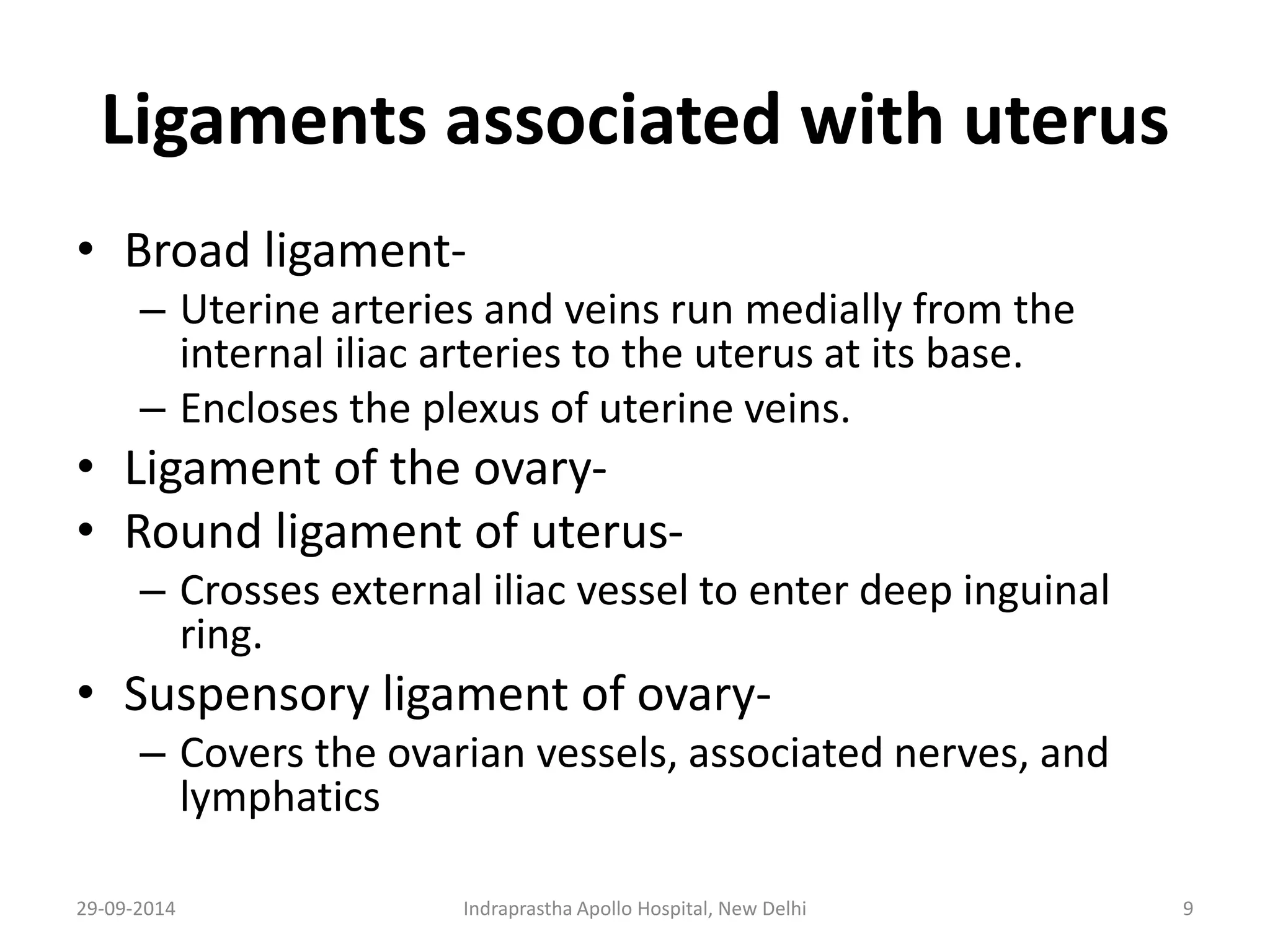 Anatomy for anaesthesia, nerve supply of Uterus & Cervix | PPTX