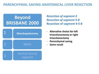 Anatomical liver resection | PPTX