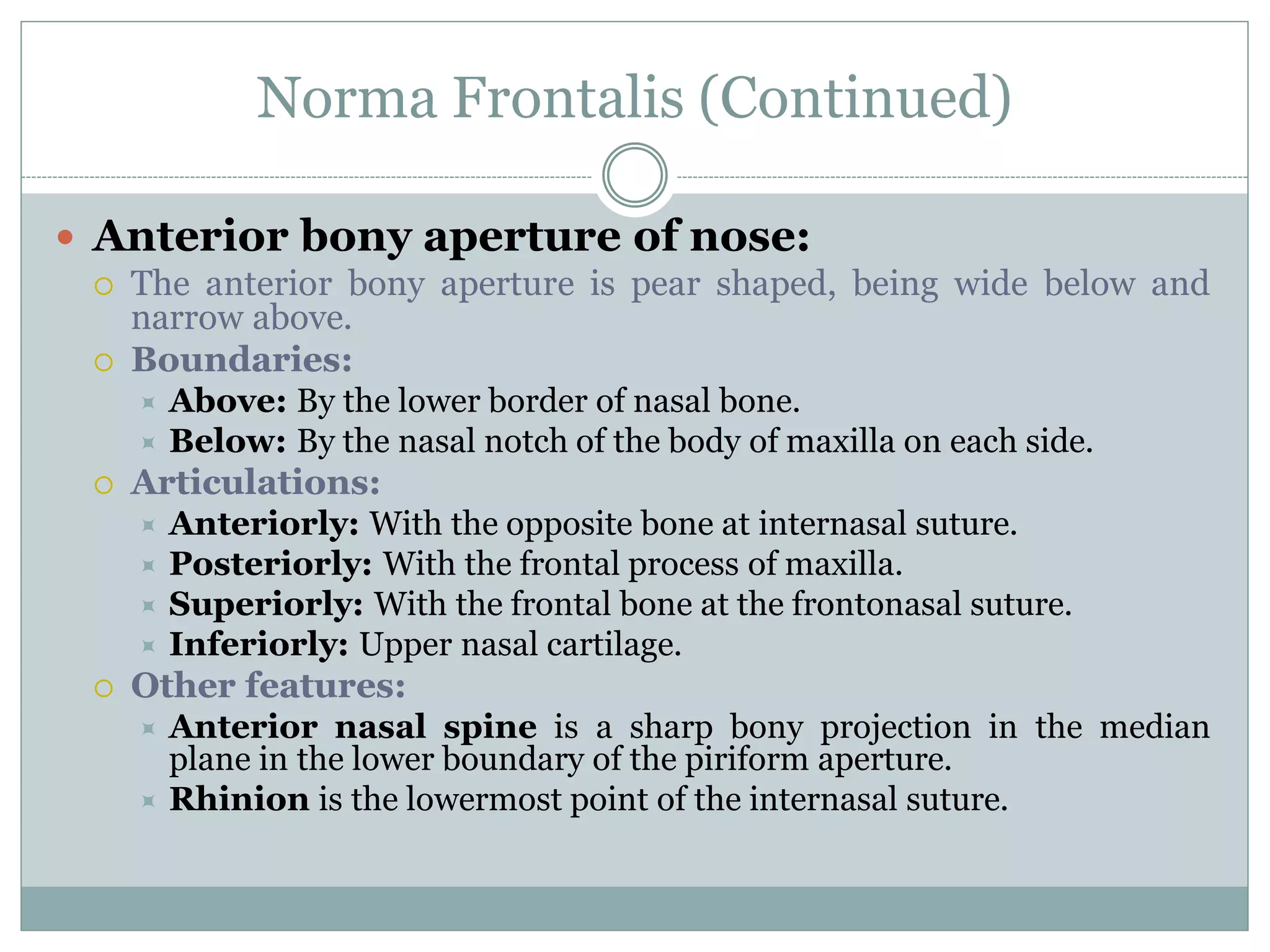 Anatomy head and neck(norma frontalis) | PDF