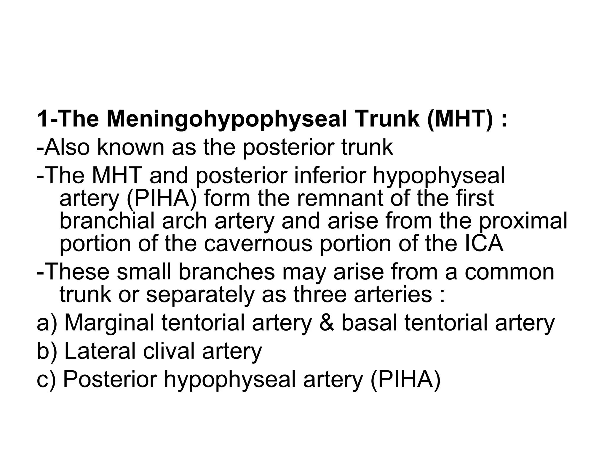 Interventional Neuroradiology: Anatomy of the internal carotid artery ...