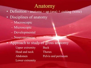 Anatomy introduction | PPT