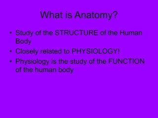 Anatomy Introduction.ppt