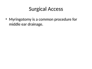 Anatomy_Middle_Ear_Cavity for medicine students | PPT