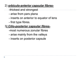 Anatomy and embryology of crystalline lens DrBP | PPTX