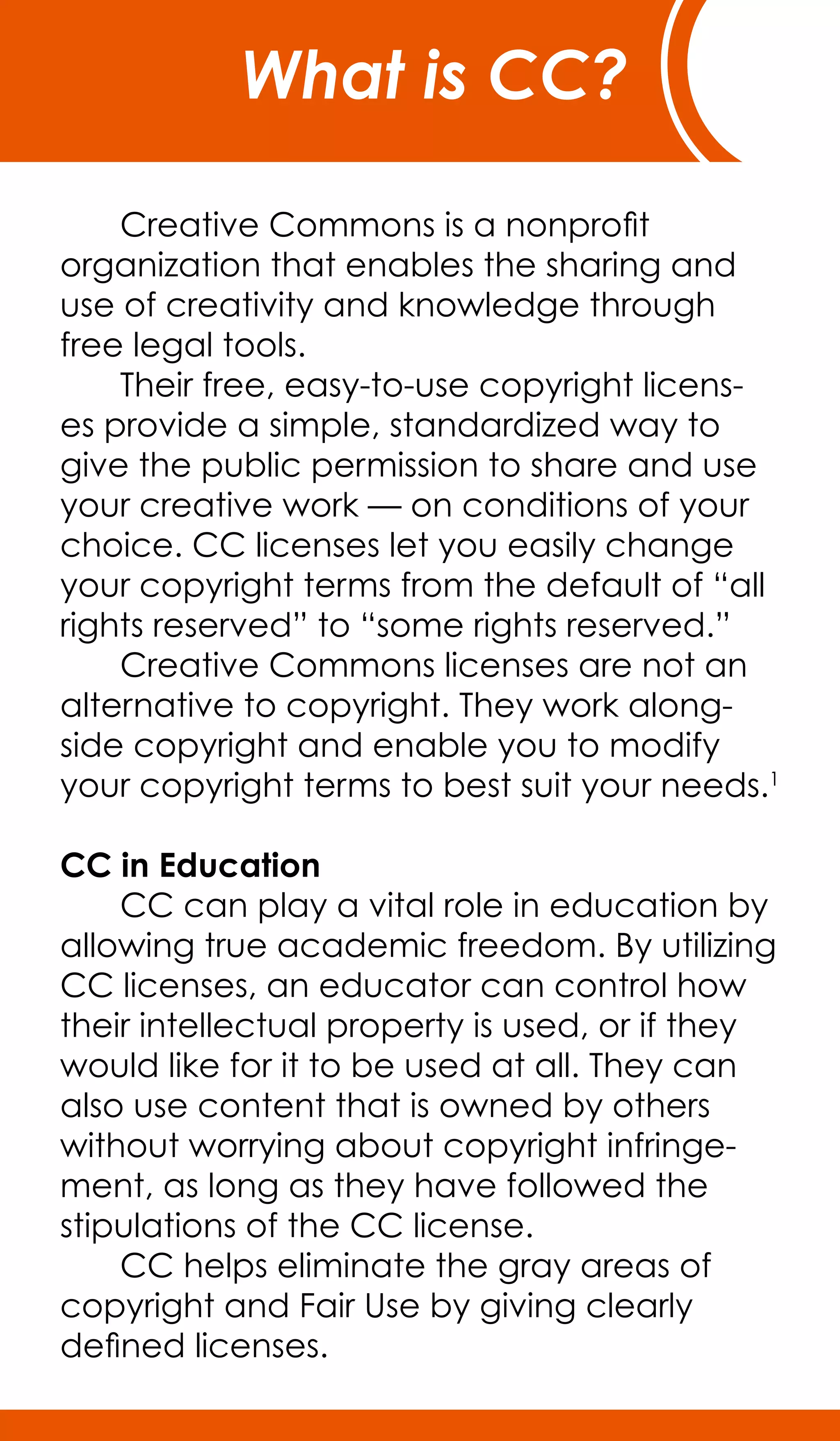 Anatomy of a Creative Commons License | PDF