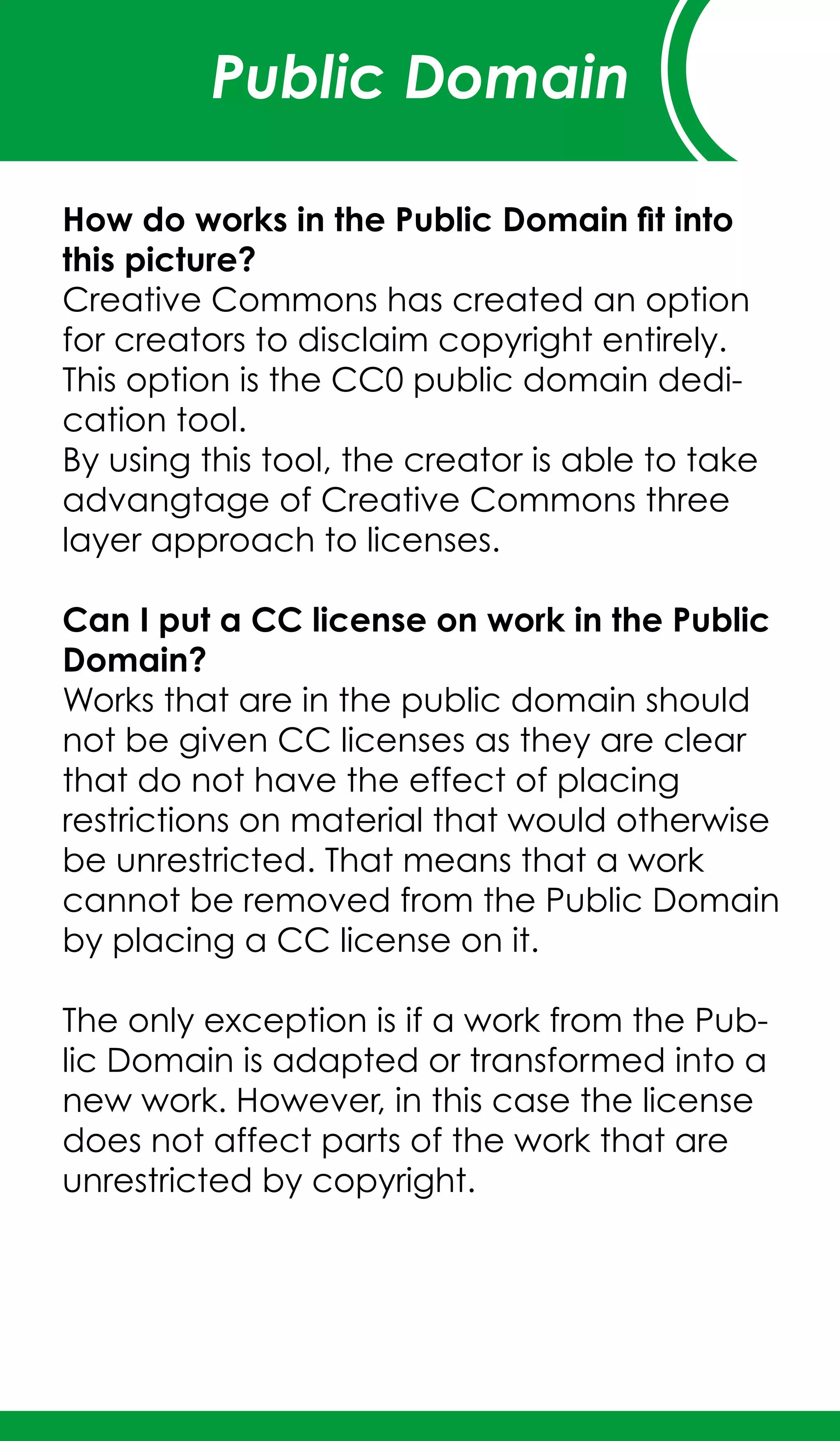 Anatomy of a Creative Commons License | PDF