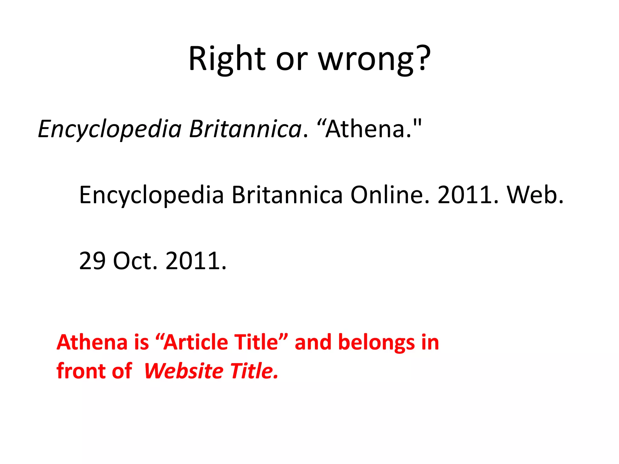 Anatomy of a citation | PPTX